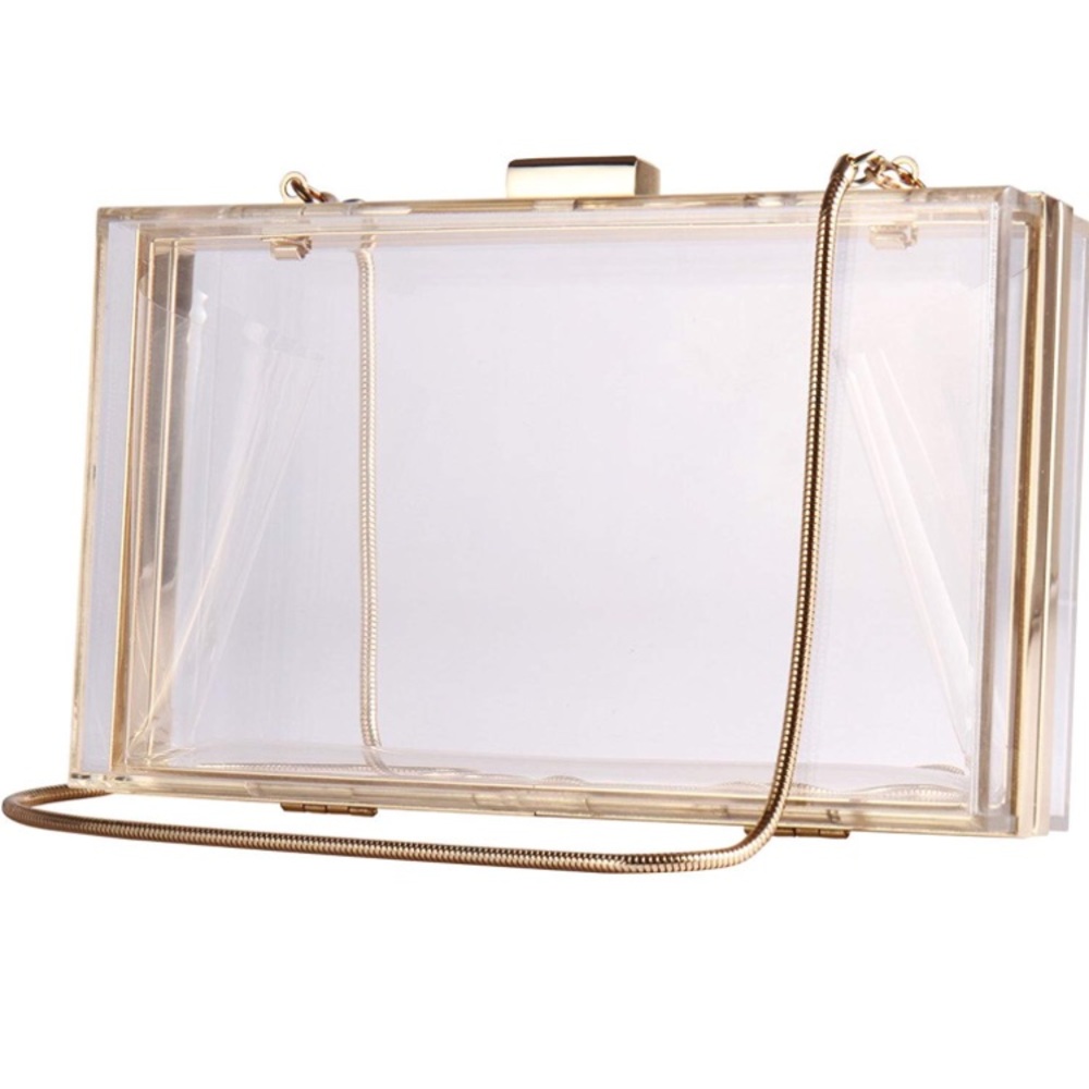 Clear Acrylic Purse - Gem